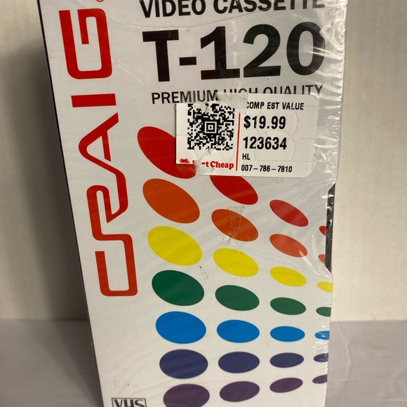 Craig | Other | New Craig Vhs Blank Tapes 3 Pack Classic Audio | Poshmark